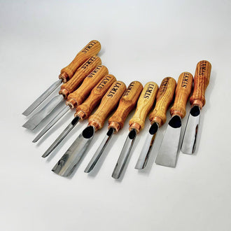 Carving tools, Chisels, Gouges, Bent gouges, Wood carving tools STRYI