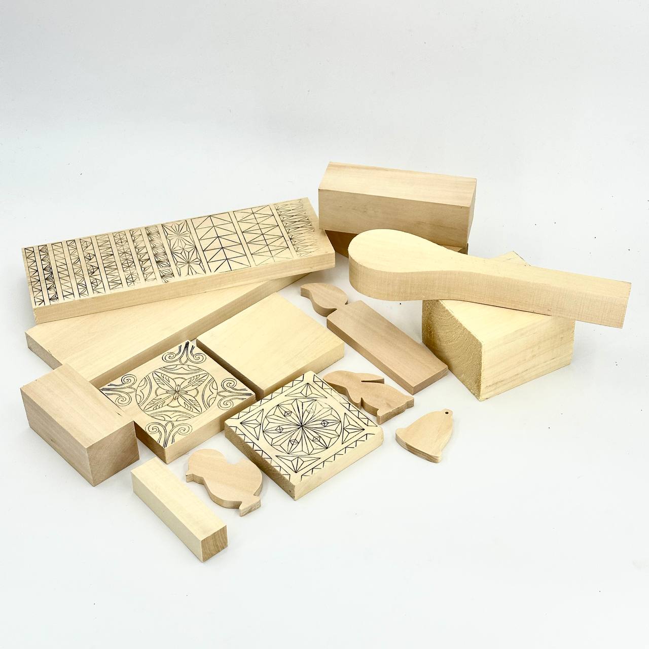 Basswood blanks, Practice boards for carving, Lime blanks, Blocks for ...