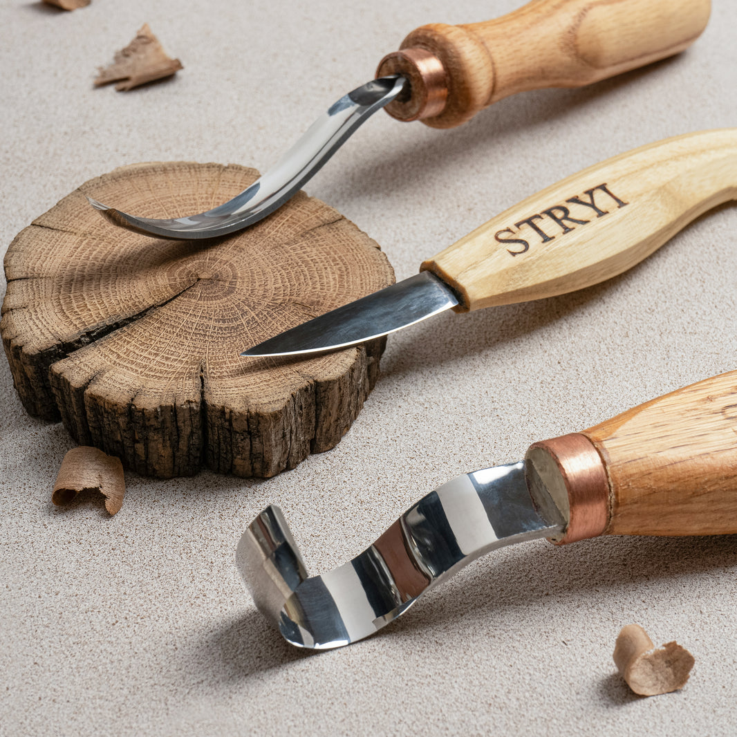 Spoon carving sets – Wood carving tools STRYI