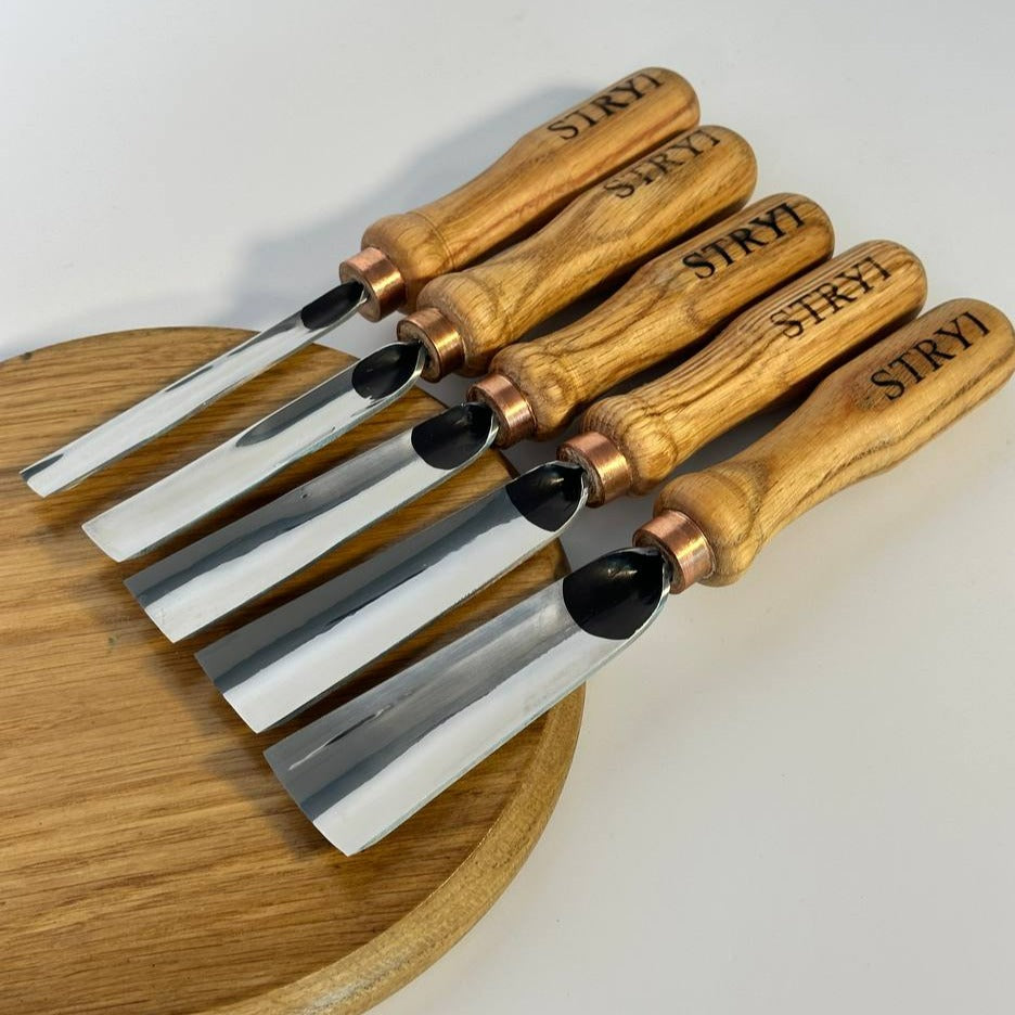 Gouge #5 profile, straight chisel STRYI Profi, Stryi carving tools ...