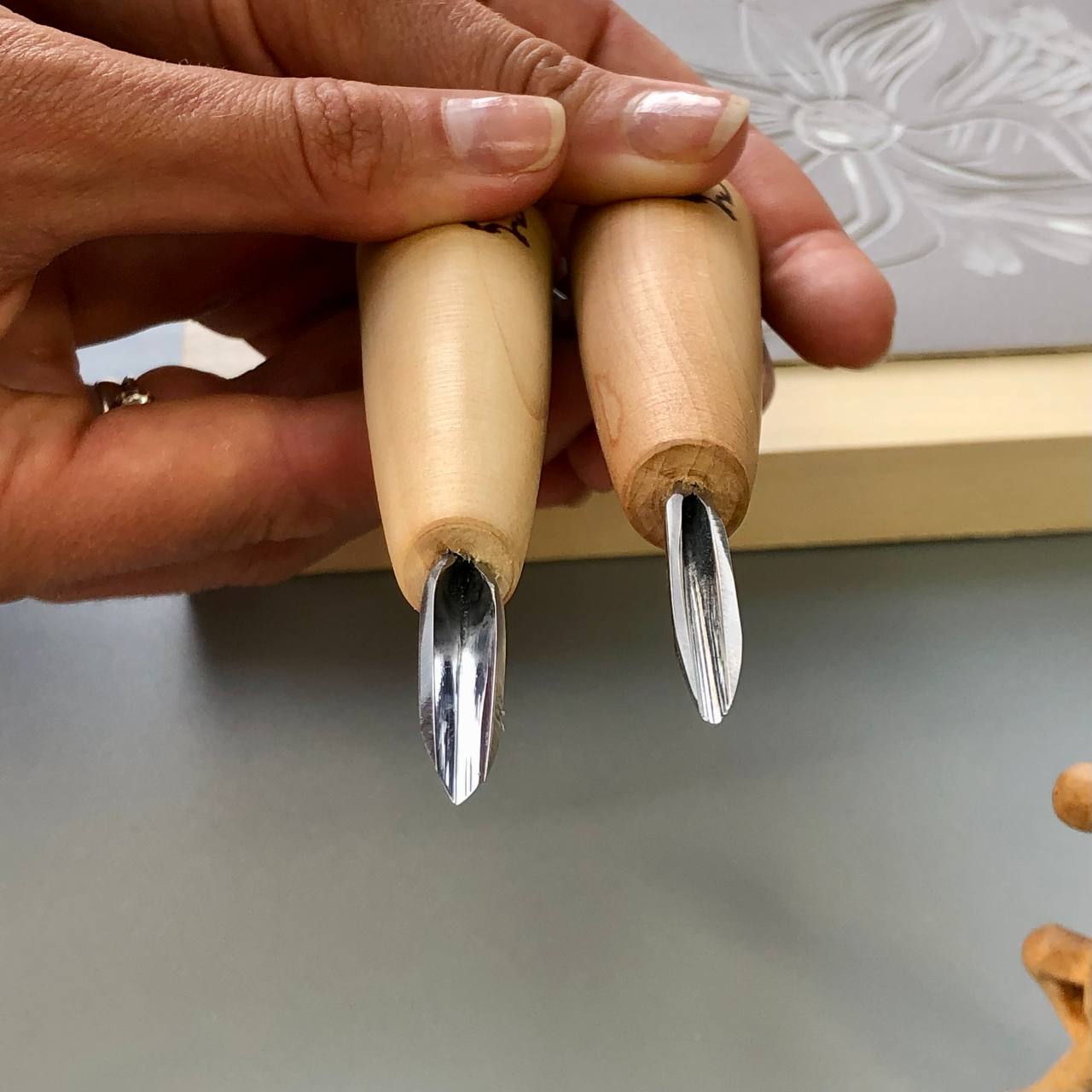 Linocut toolset, Linocutting kit, Printing tools, Printing toolkit