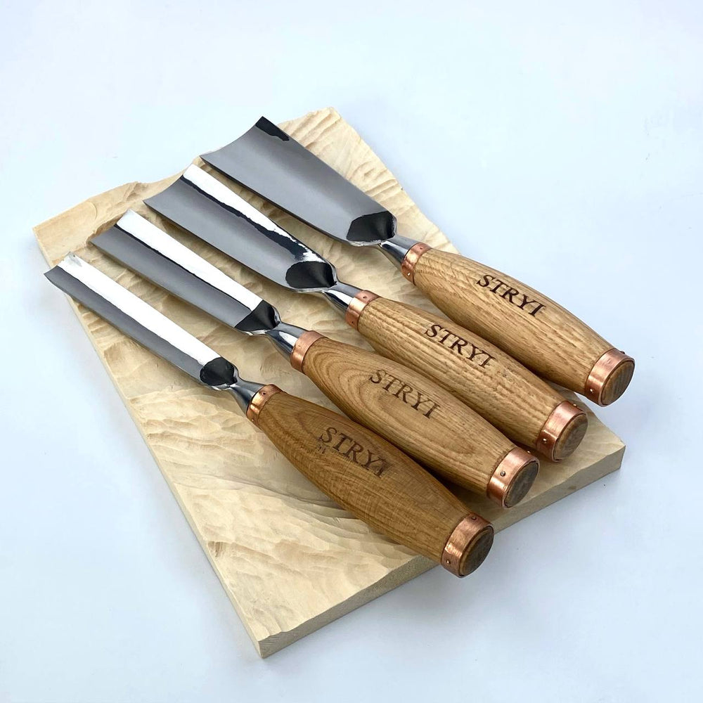Sculpture chisels and Carpenter tools, Mallet tools, Heavy-duty chisels, Large gouges STRYI ...